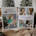 Pet Holiday Card Template, Editable Modern Dog Christmas Card ...