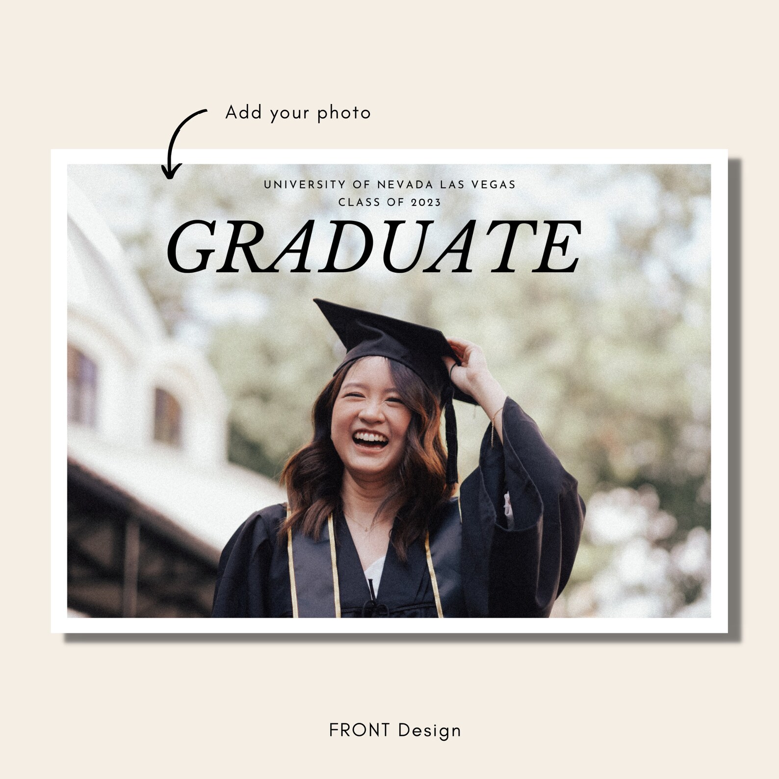 Save the Date Graduation Ceremony Invitation Card Template, Graduation ...