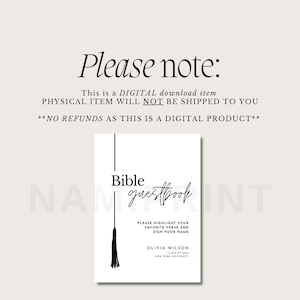 Minimalist Bible Verse Graduation Sign, Highlight Your Favorite Bible ...