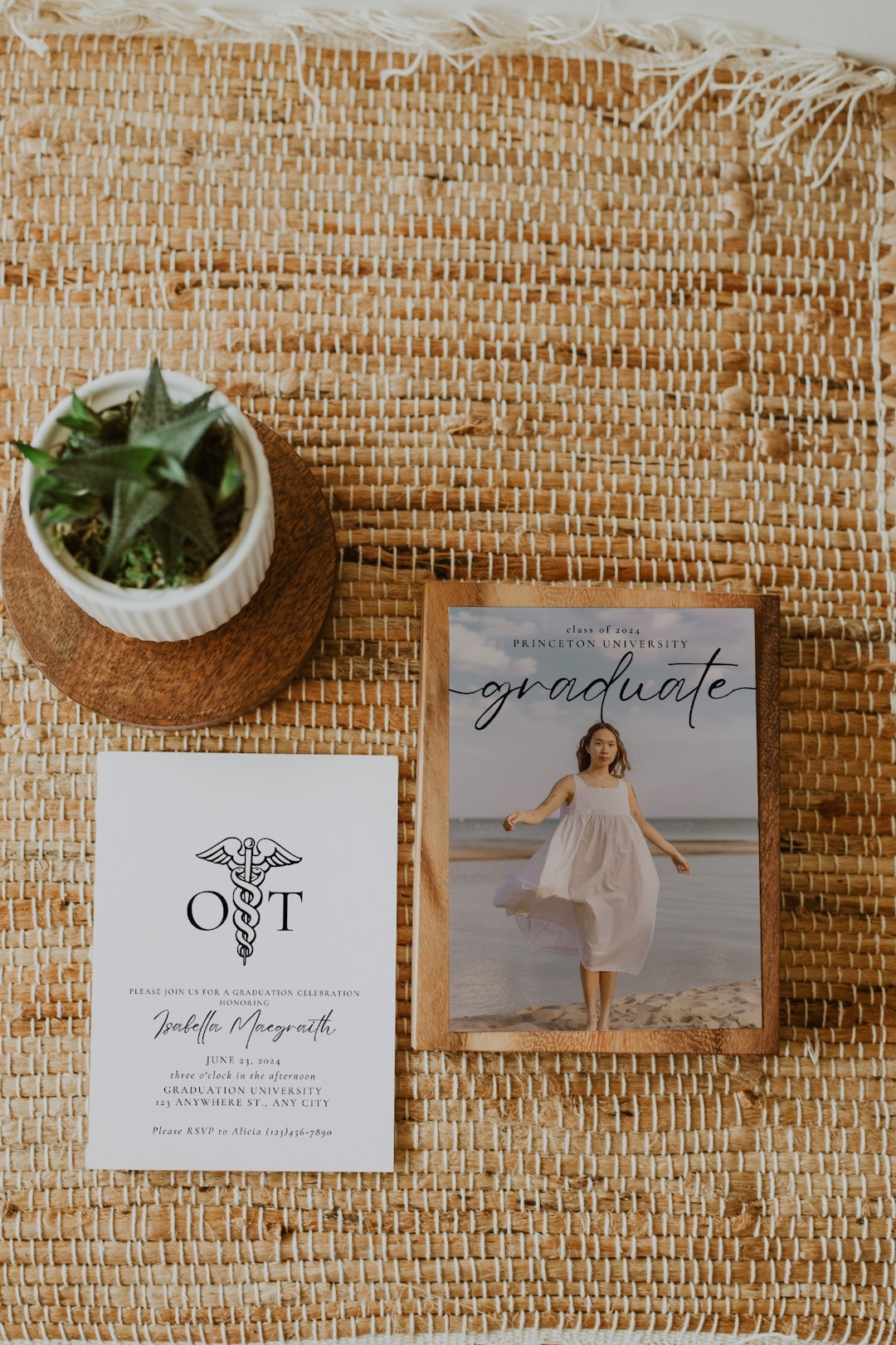 Occupational Therapy Graduation Announcement Card, Occupational ...