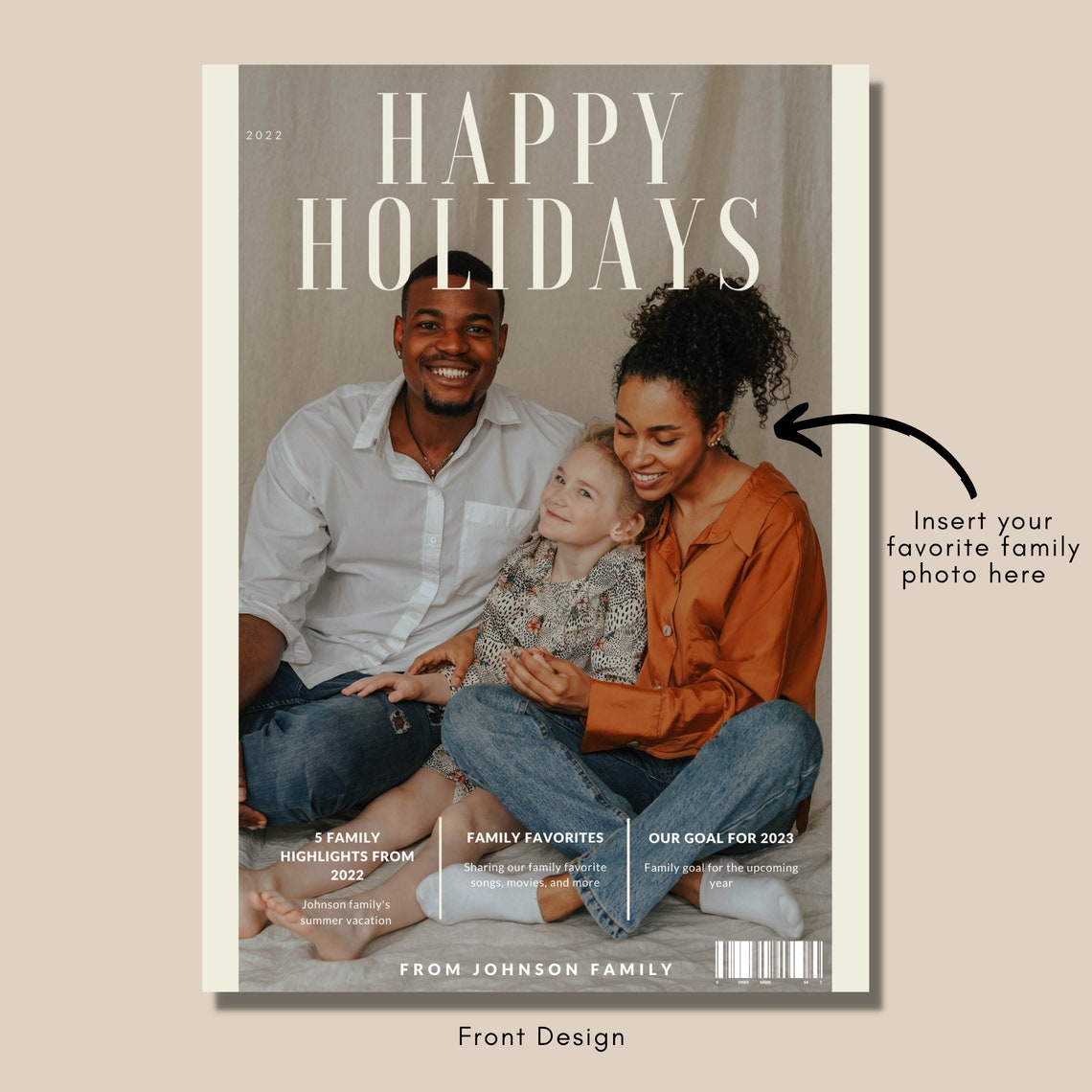 Modern Magazine 2022 Editable Year in Review Template - Etsy