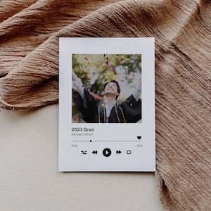 Modern Graduation Invitation Card Template Instant Download, Minimalist ...