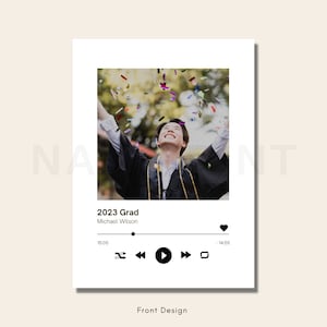 Modern Graduation Invitation Card Template Instant Download, Minimalist ...