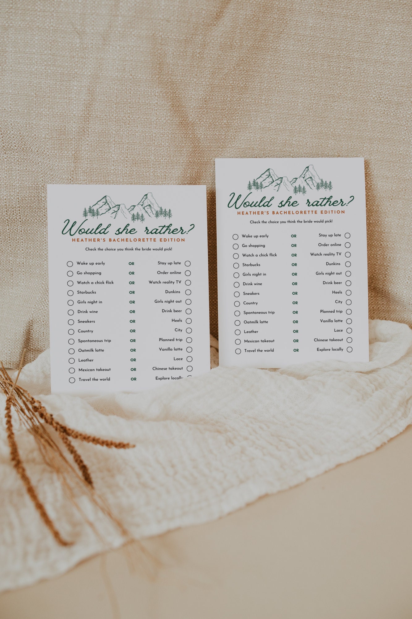 Would She Rather Bachelorette Party Game Template Would Bride - Etsy Would She Rather Bachelorette Party Game Template Would Bride - Etsy