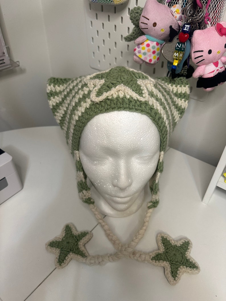 Star Cat Beanie Crochet PATTERN - Etsy