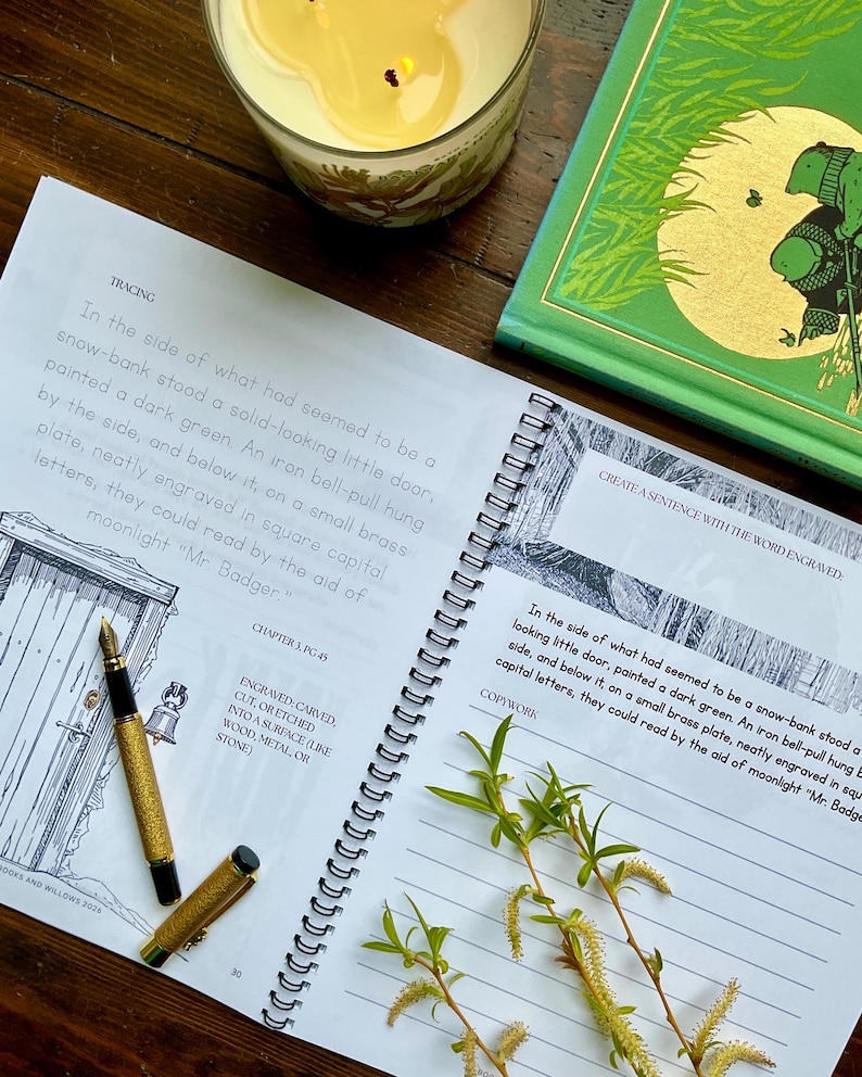The Wind in the Willows PRINT Copywork | Charlotte Mason Handwriting ...