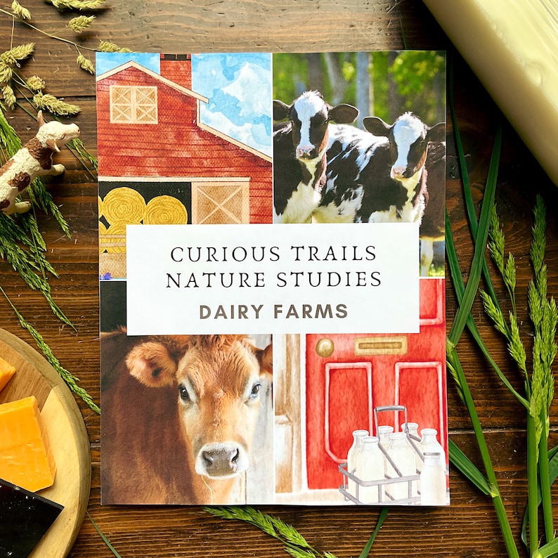 Dairy Farm Unit Study: Curious Trails Nature Curriculum (PDF Download ...
