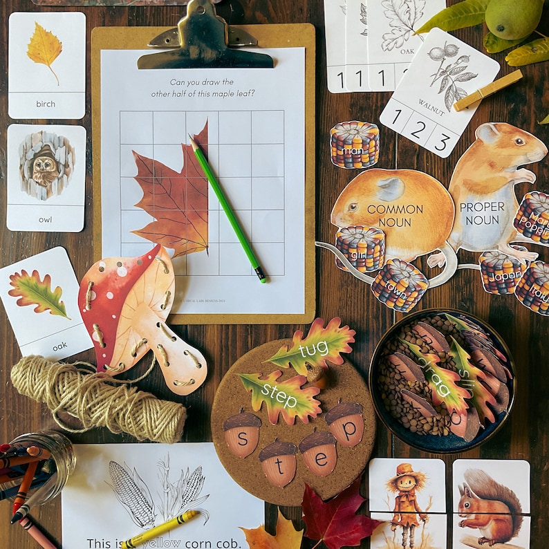 Autumn Early Learning Unit: Preschool & Kindergarten Activities (PDF ...