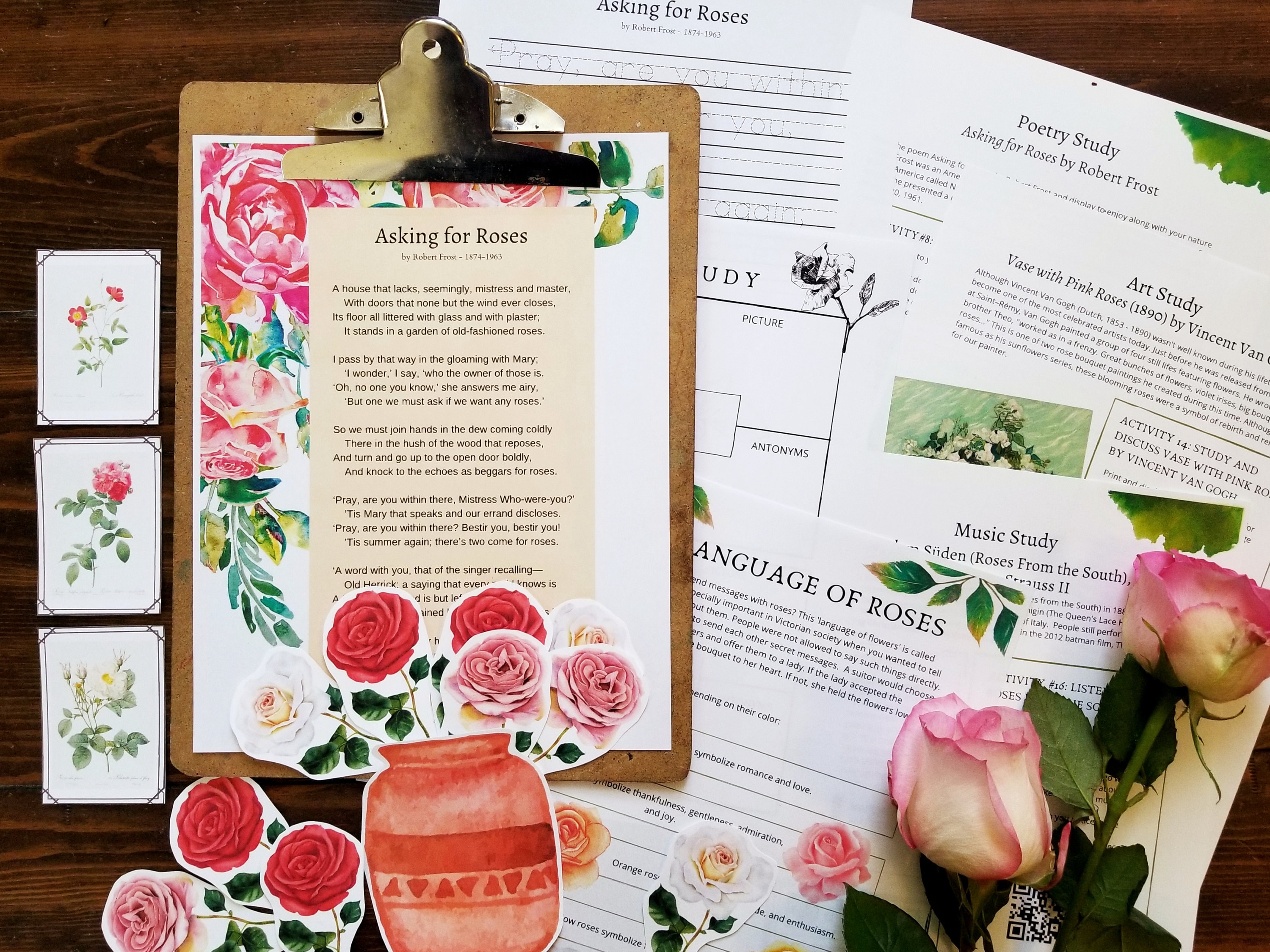 Rose Nature Study | Flower Anatomy & Lifecycle | Garden Study ...