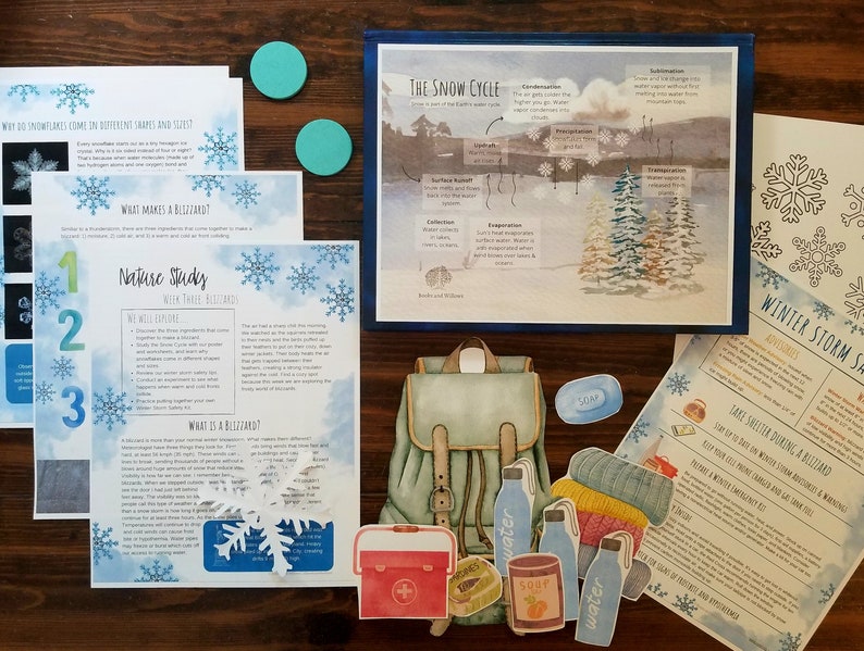 Extreme Weather Unit Study Curious Trails Nature Study - Etsy