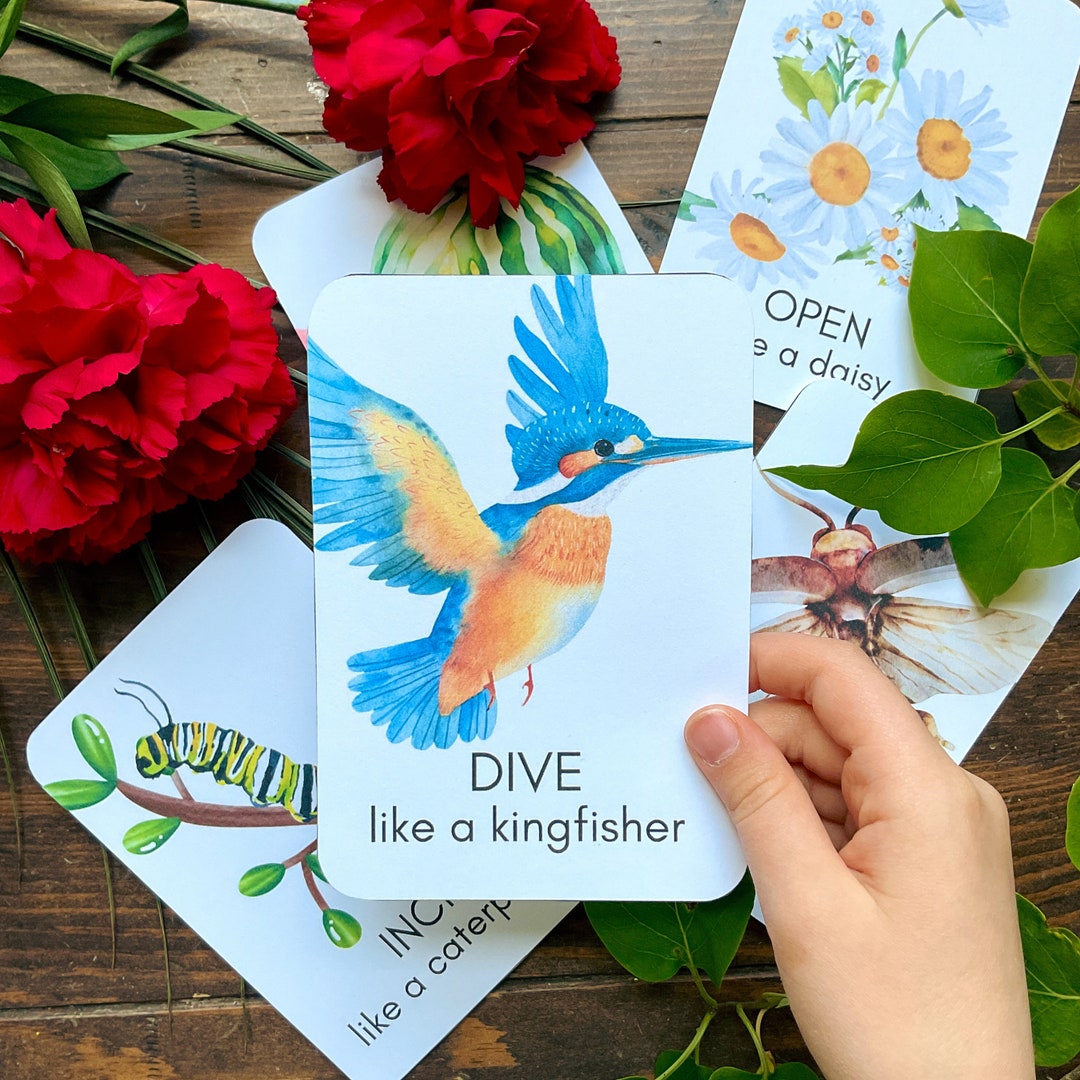 Summer Movement Cards: Montessori Preschool (PDF Download) - Etsy
