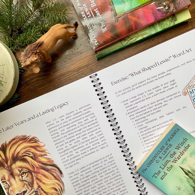 C.S. Lewis Narnia Writing Unit: Legends & Lines Homeschool Curriculum ...