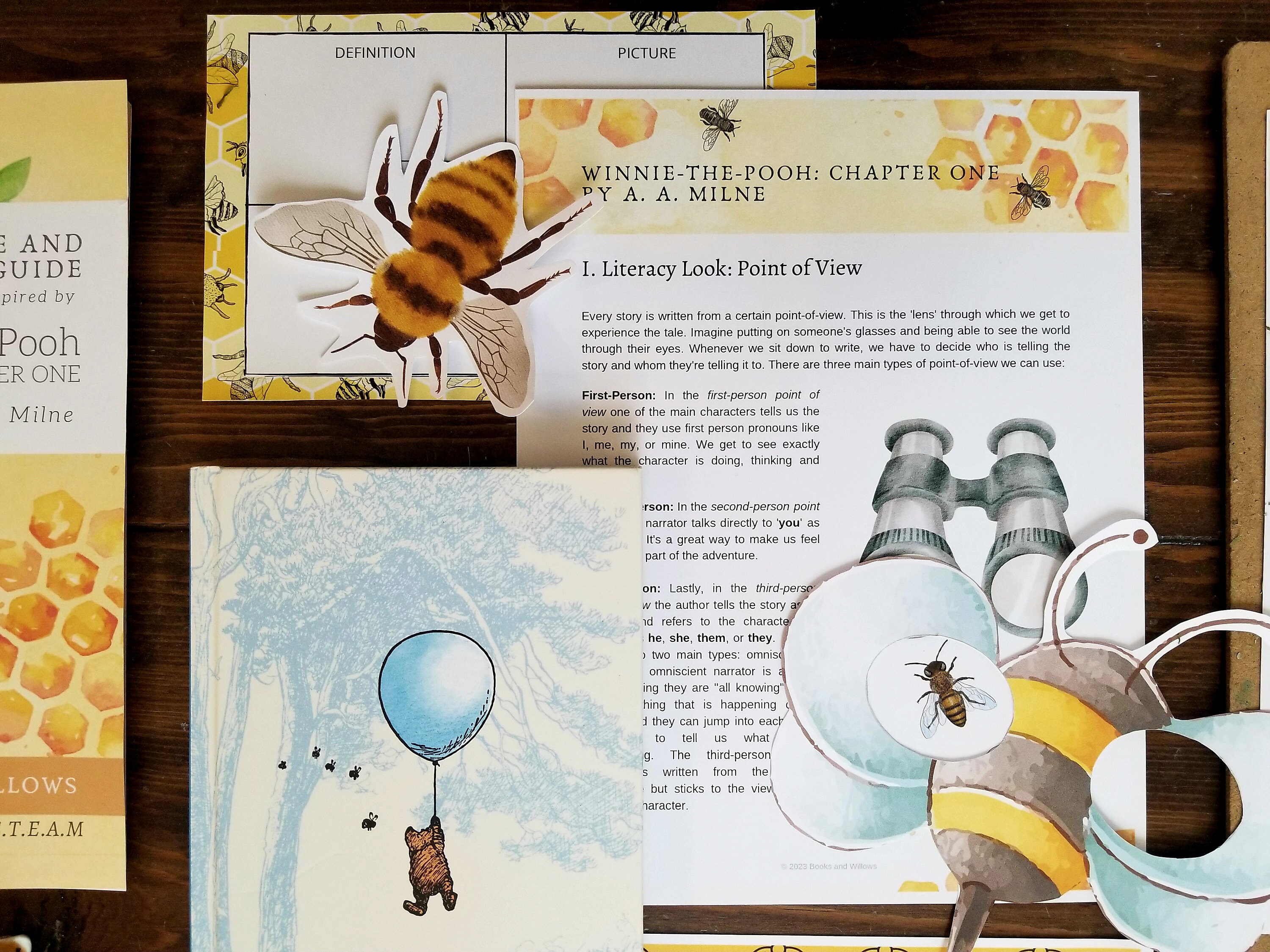 Winnie-the-pooh and Some Bees Family Literature and Activity - Etsy Canada