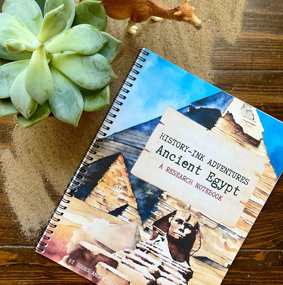 Ancient Egypt History-ink Adventures Research Notebook: Homeschool ...