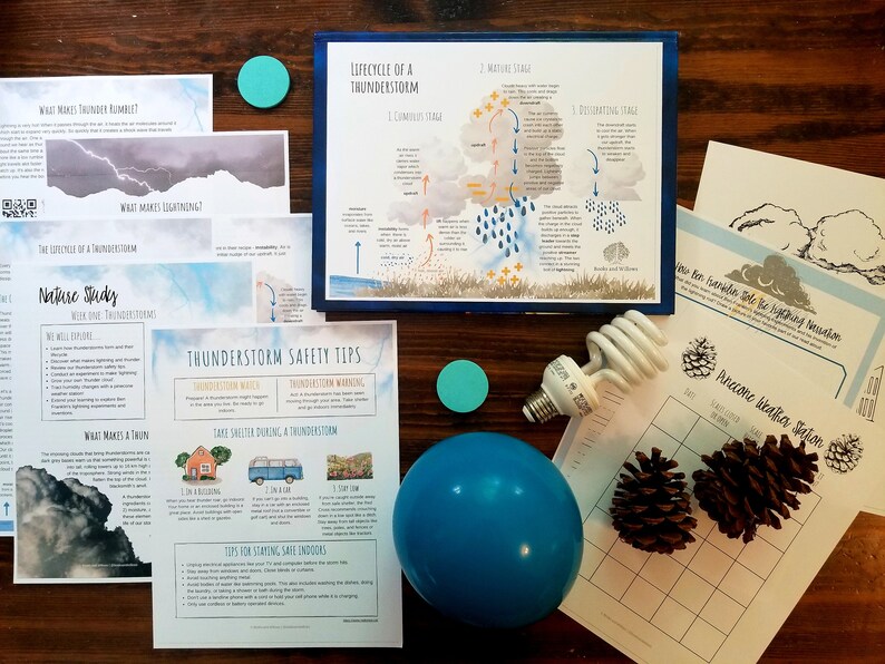 Extreme Weather Unit Study Curious Trails Nature Study - Etsy