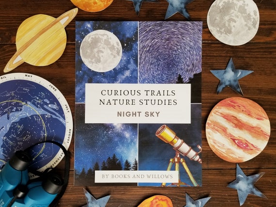 Night Sky Unit Study Curious Trails Moon Phases Unit Study - Etsy