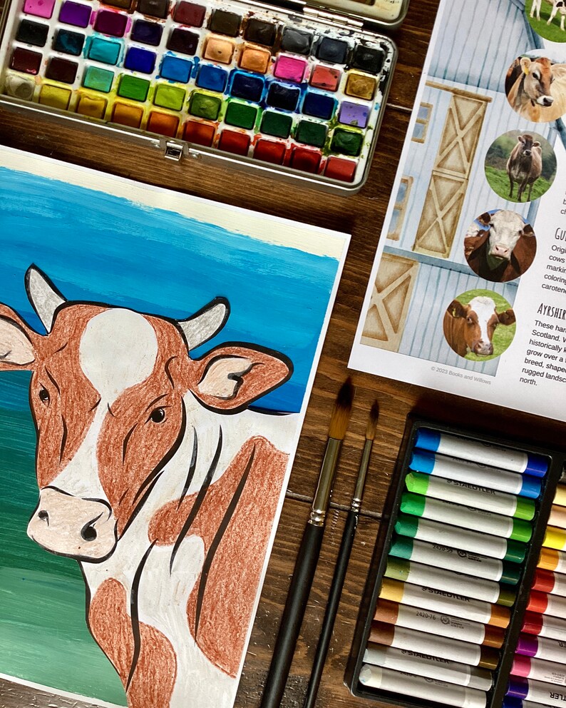 Dairy Farm Unit Study Curious Trails Nature Study Farm - Etsy