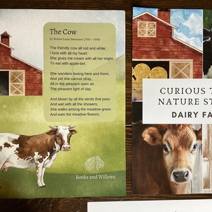 Dairy Farm Unit Study: Curious Trails Nature Curriculum (PDF Download ...