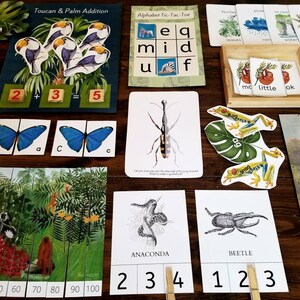 Rainforest Early Years Activity Pack Phonics & Math - Etsy Canada