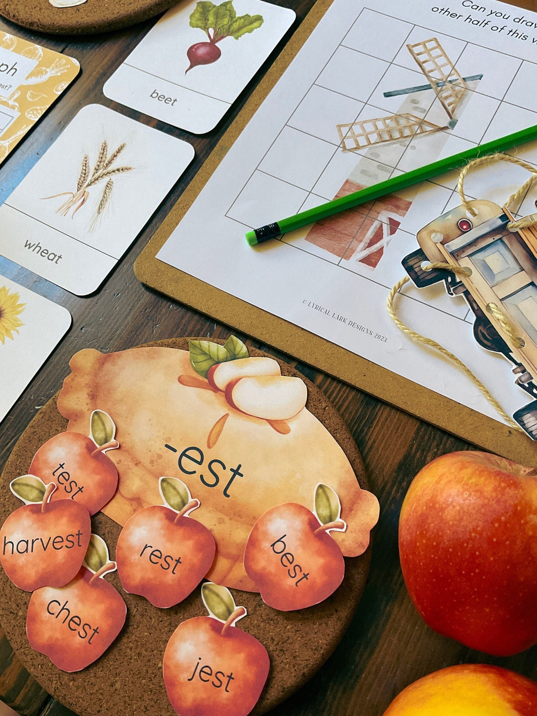 Harvest Early Learning Unit | Morning Basket | Preschool & Kindergarten ...