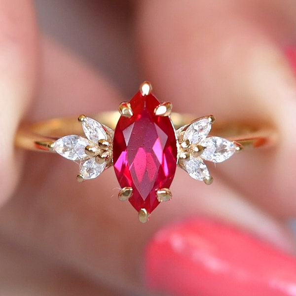 Ruby Ring - Etsy
