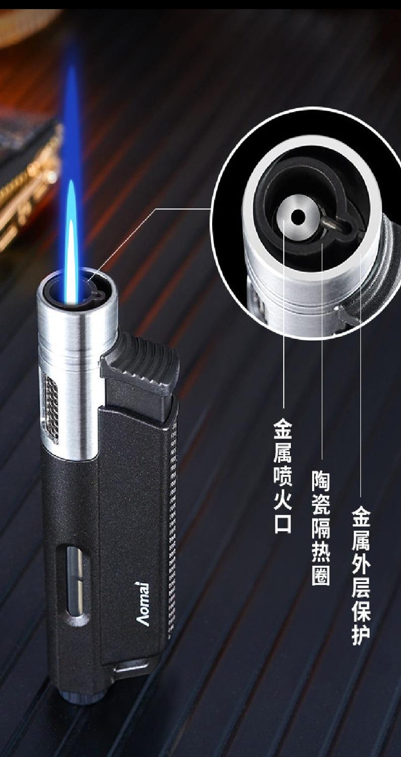 Free Name Engrave Strong Windproof Jet Fire GAS Lighter - Etsy