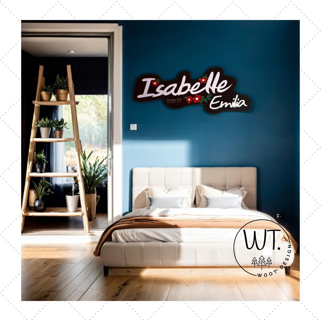 Wooden Name Sign | Custom Nursery Names | Kids Signage | Baby Gifts ...