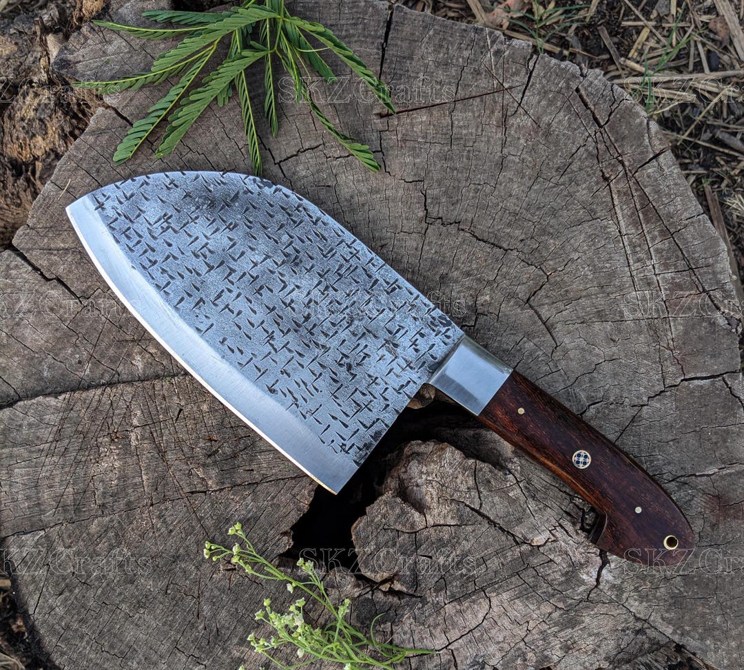 Serbian Cleaver Knife Custom Handmade Butcher Knife Best Chopper Blade ...