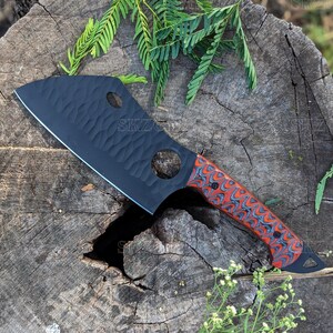 Personalized Meat Cleaver Chopper Knife Handmade Cleaver Engraved Gifts ...