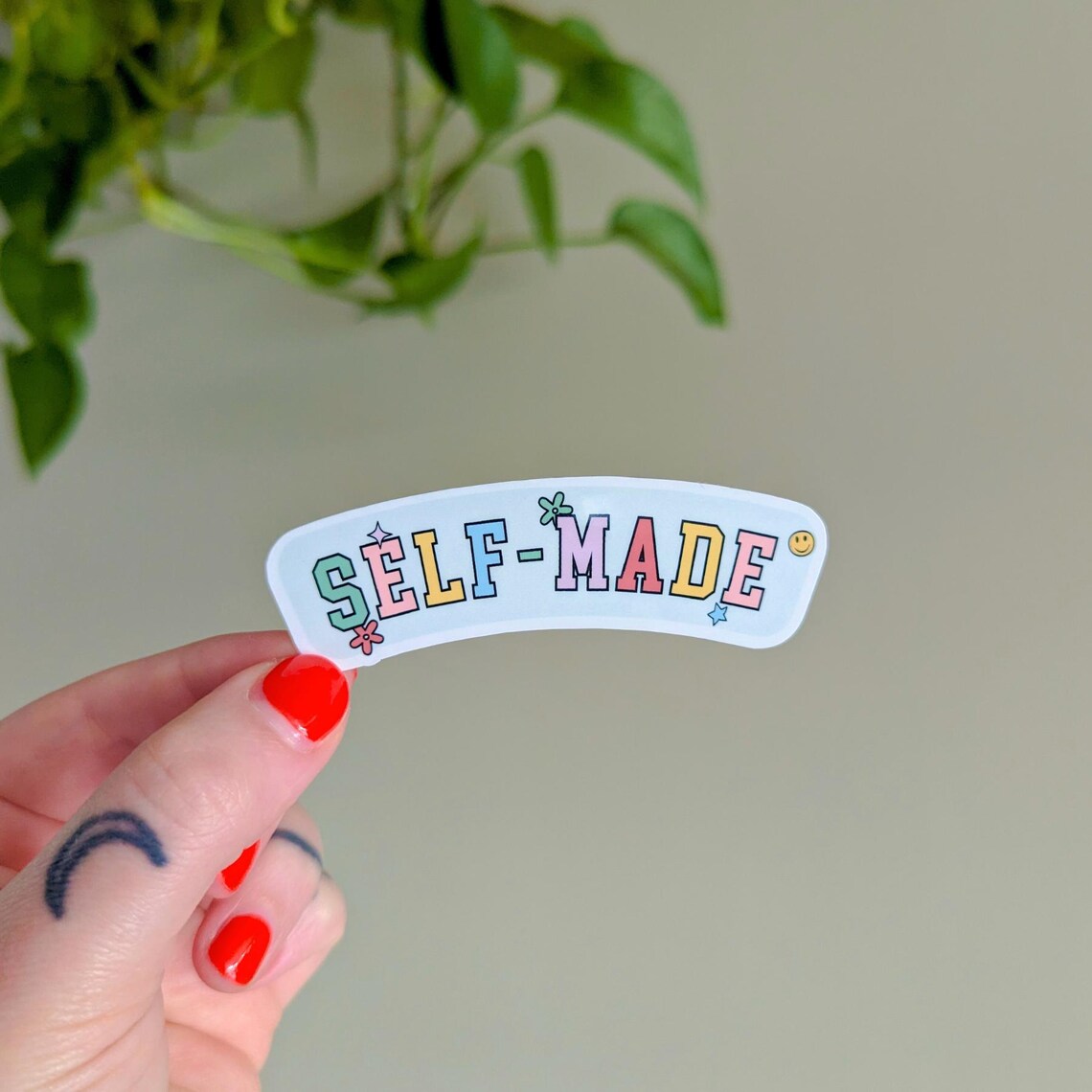 Indoorsy Sticker | Cute Text Sticker | Pastel Sticker | Girly | Laptop ...