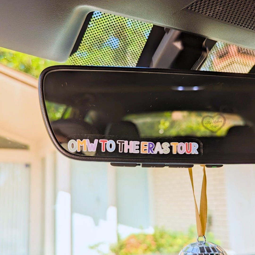 Omw to the Eras Tour Decal | Mirror Decal | Mirror Sticker | Car Decal ...