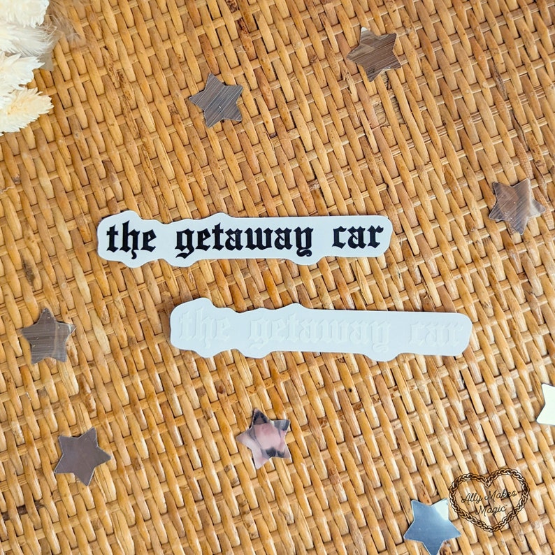 The Getaway Car Decal | Car Mirror Decal Vinyl | Car Mirror Decal ...