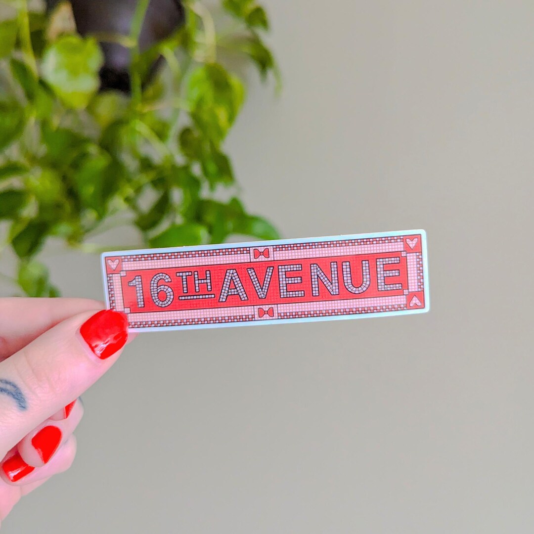 16th Avenue Sticker *limited Edition* | Lover | Subway Tile Sticker ...