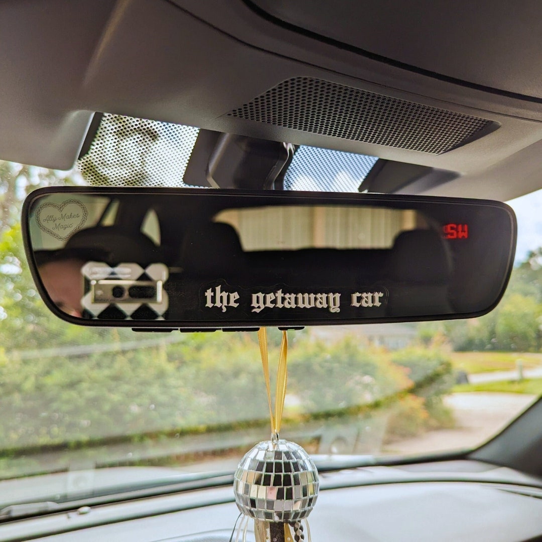 The Getaway Car Decal | Car Mirror Decal Vinyl | Car Mirror Decal ...