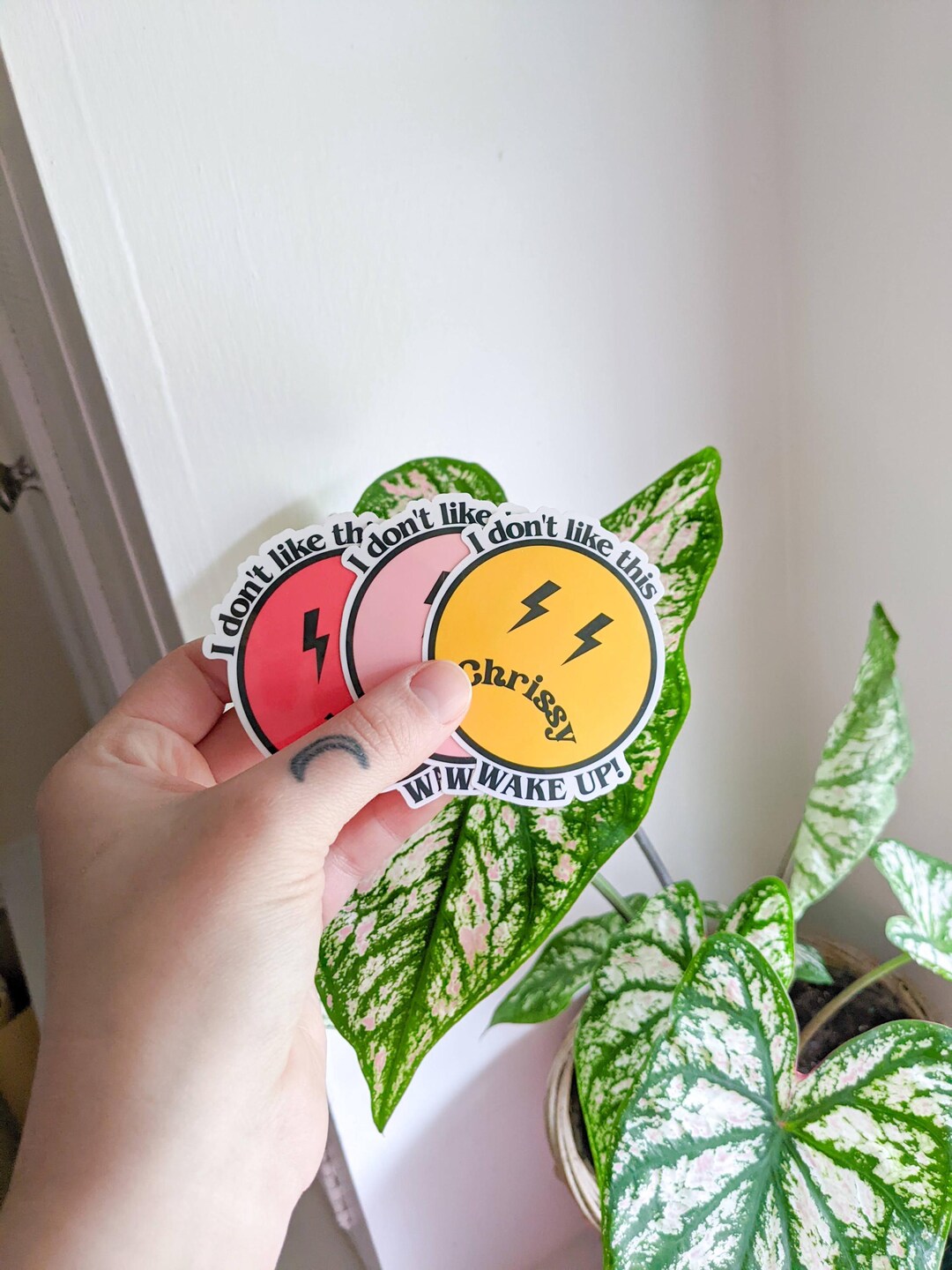Chrissy Wake up Sticker | I Don't Like This | Time to Wake up | Wake up ...