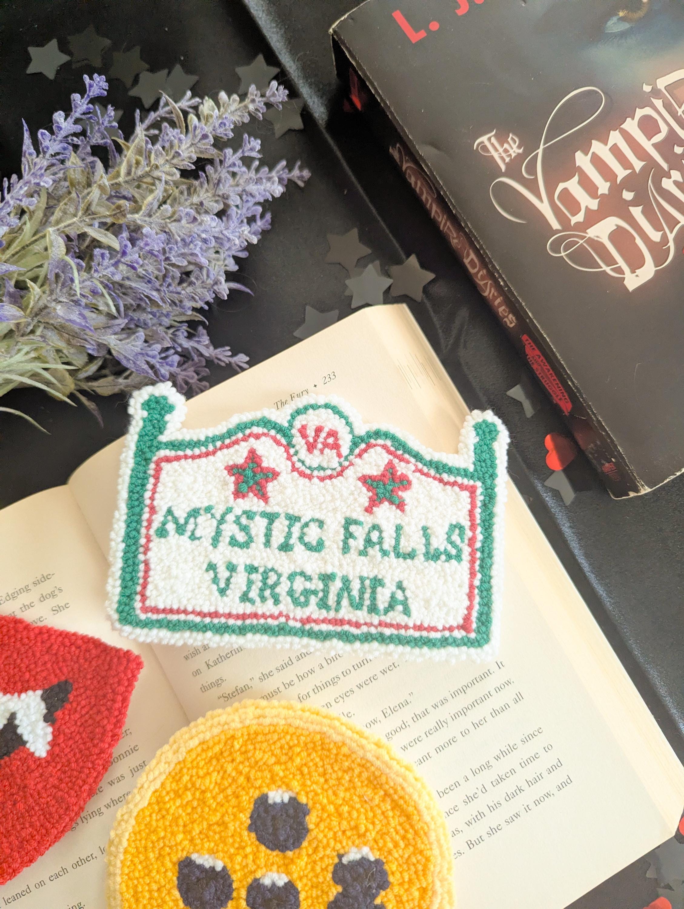 Tvd Mug Rugs | Vampire Coasters | Mystic Falls | Vervain | Vampire ...