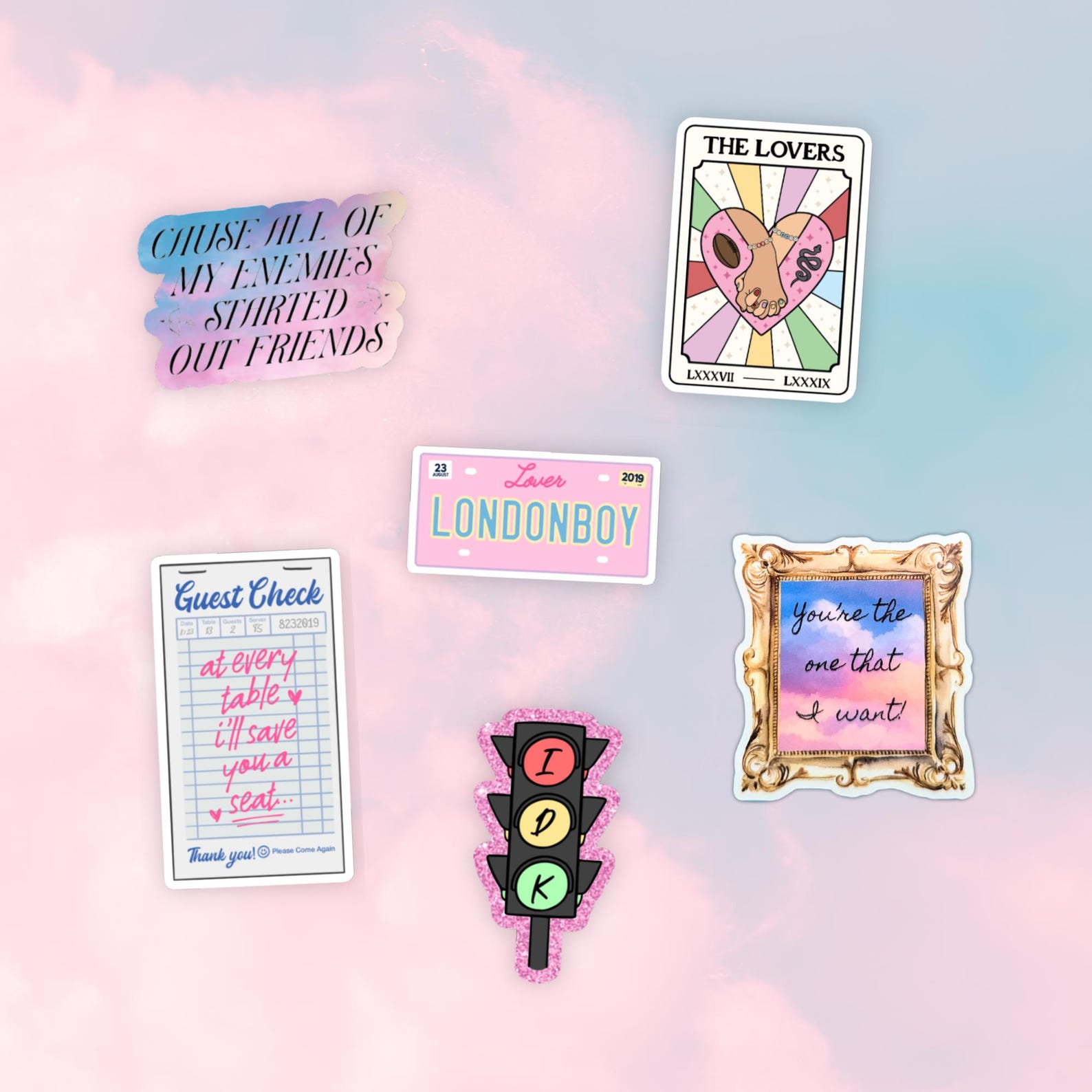 In Picture Frames Sticker | Clear Sticker | Lover | Vintage Frame ...