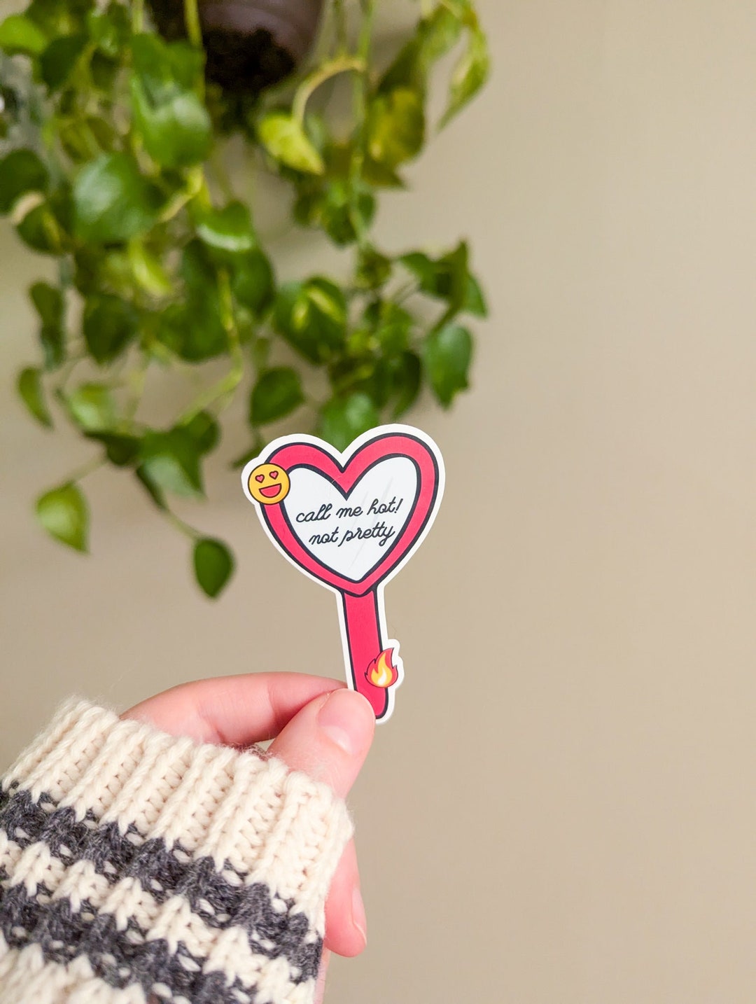 Hot Not Pretty Sticker - Etsy