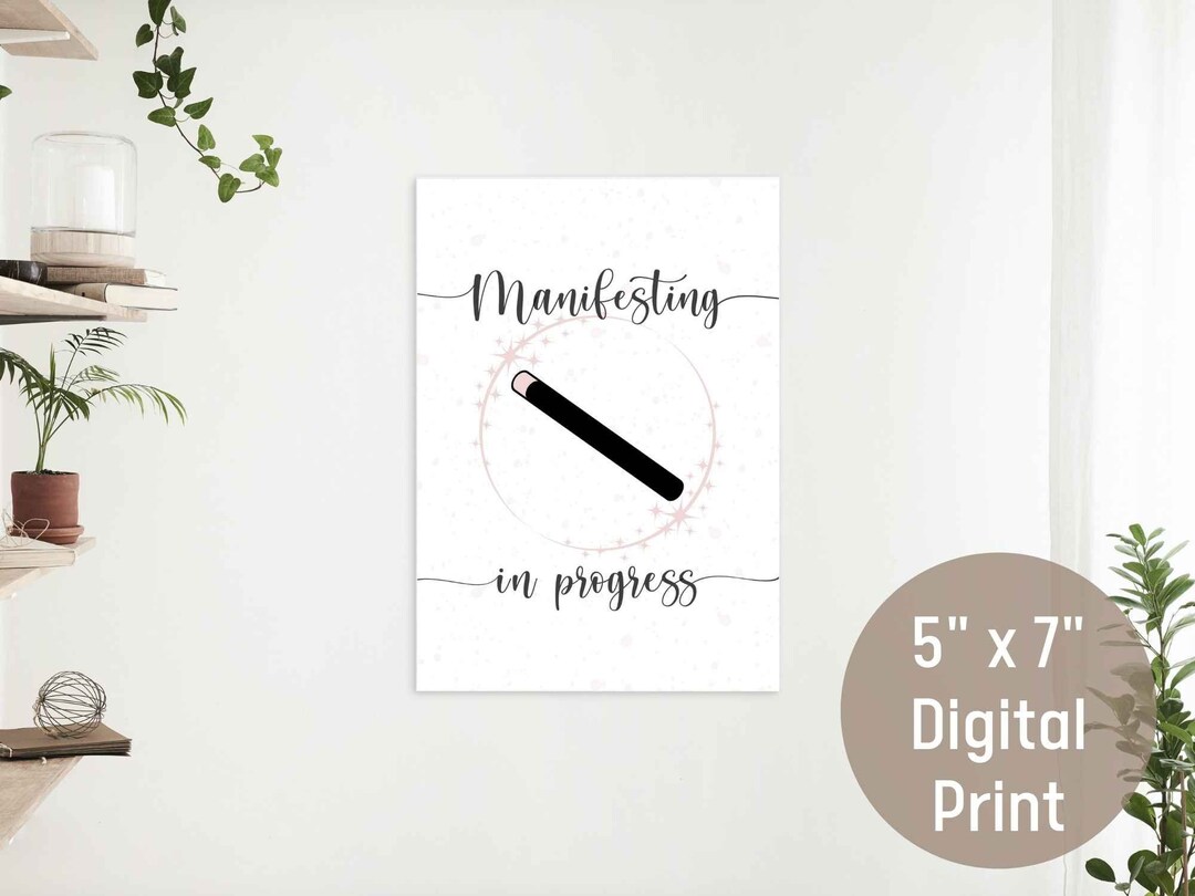 Manifesting Printable Wall Art, Manifesting Decor, Law of Attraction ...