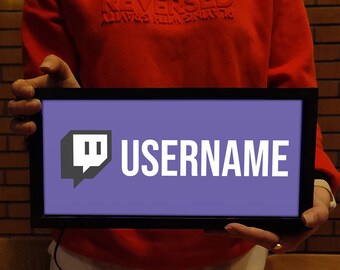 Twitch Logo Led Sign - Etsy