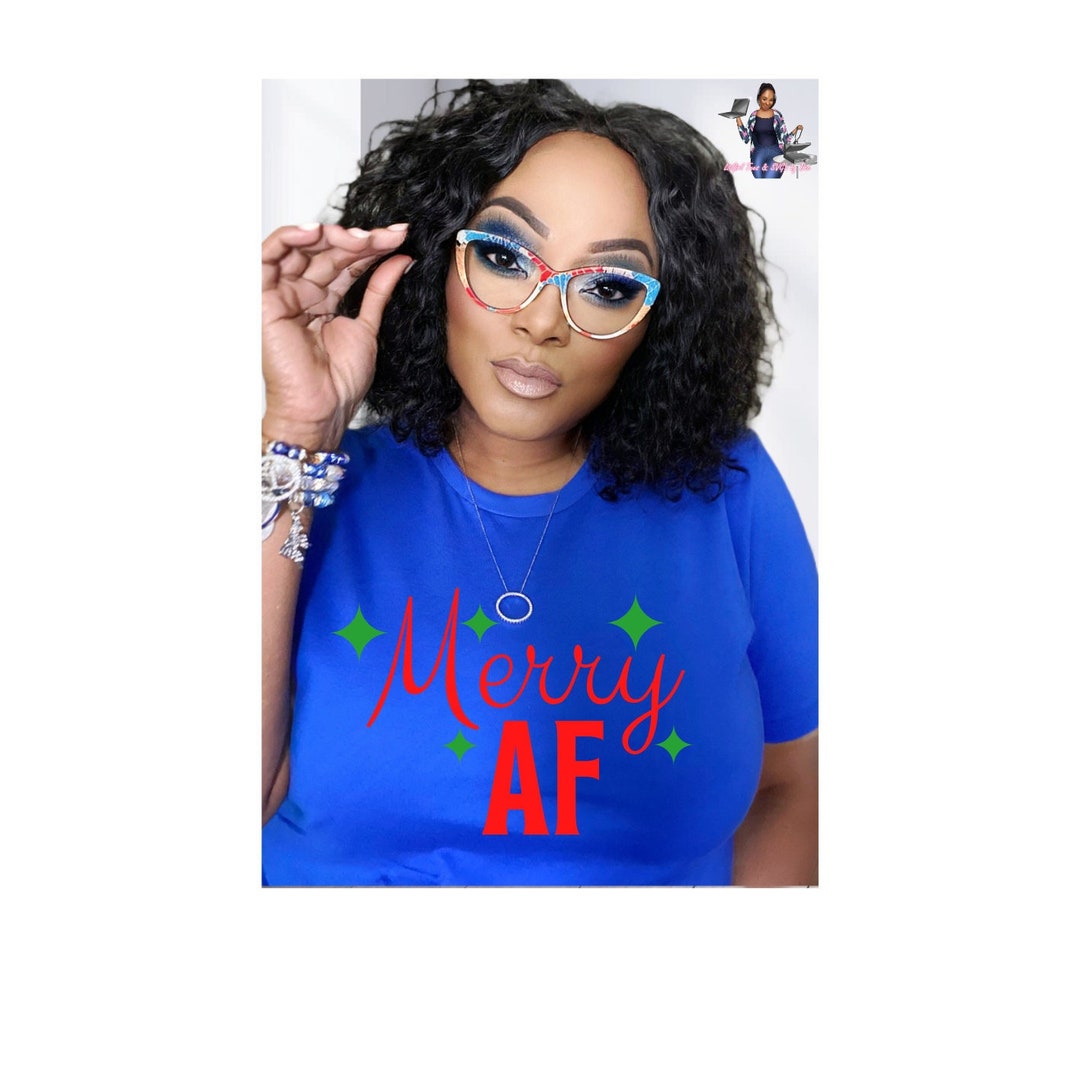Merry AF Christmas SVG PNG Sarcastic Funny Quote Cut File - Etsy