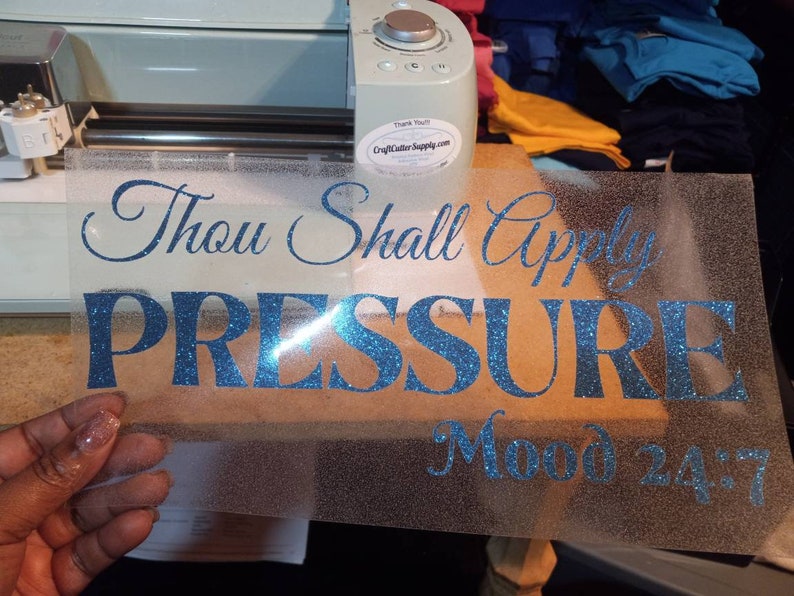 Thou Shall Apply Pressure Inspirational Quote Sarcasm SVG PNG - Etsy