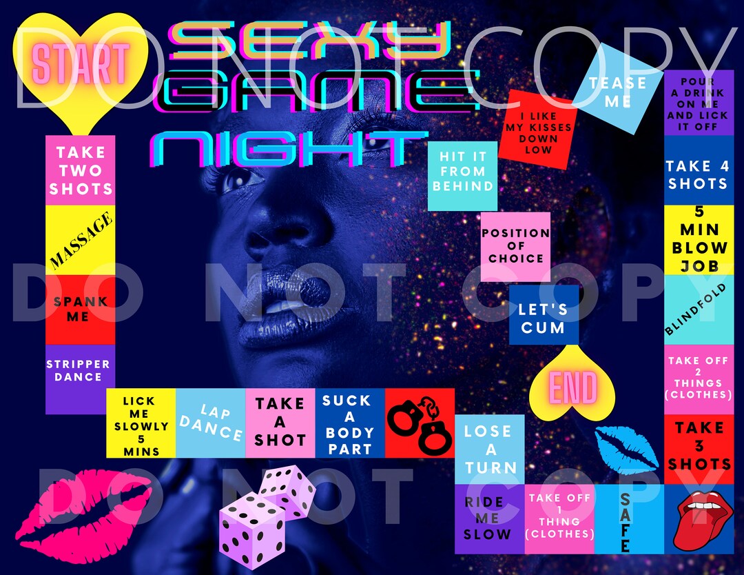 Sexy Dirty Gameboard Printable PDF - Etsy