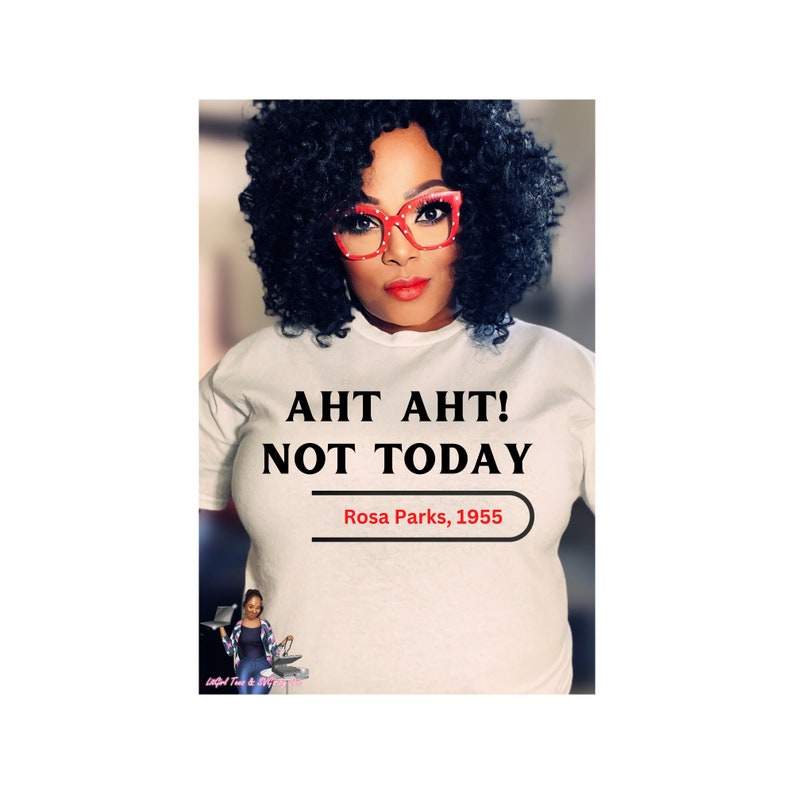 Aht Aht Rosa Parks Black History Sarcastic Bold SVG PNG Black - Etsy