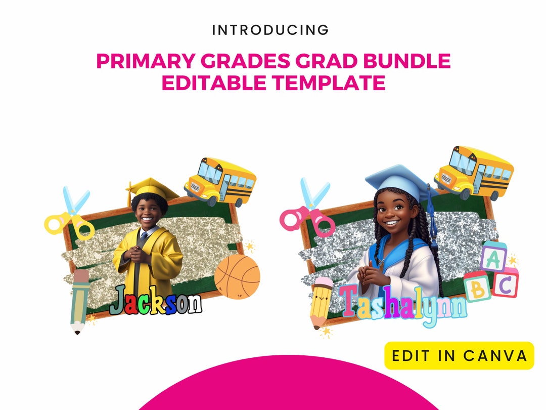 Primary Grade Grade Bundle 1. Editable Template. Digital Product. - Etsy