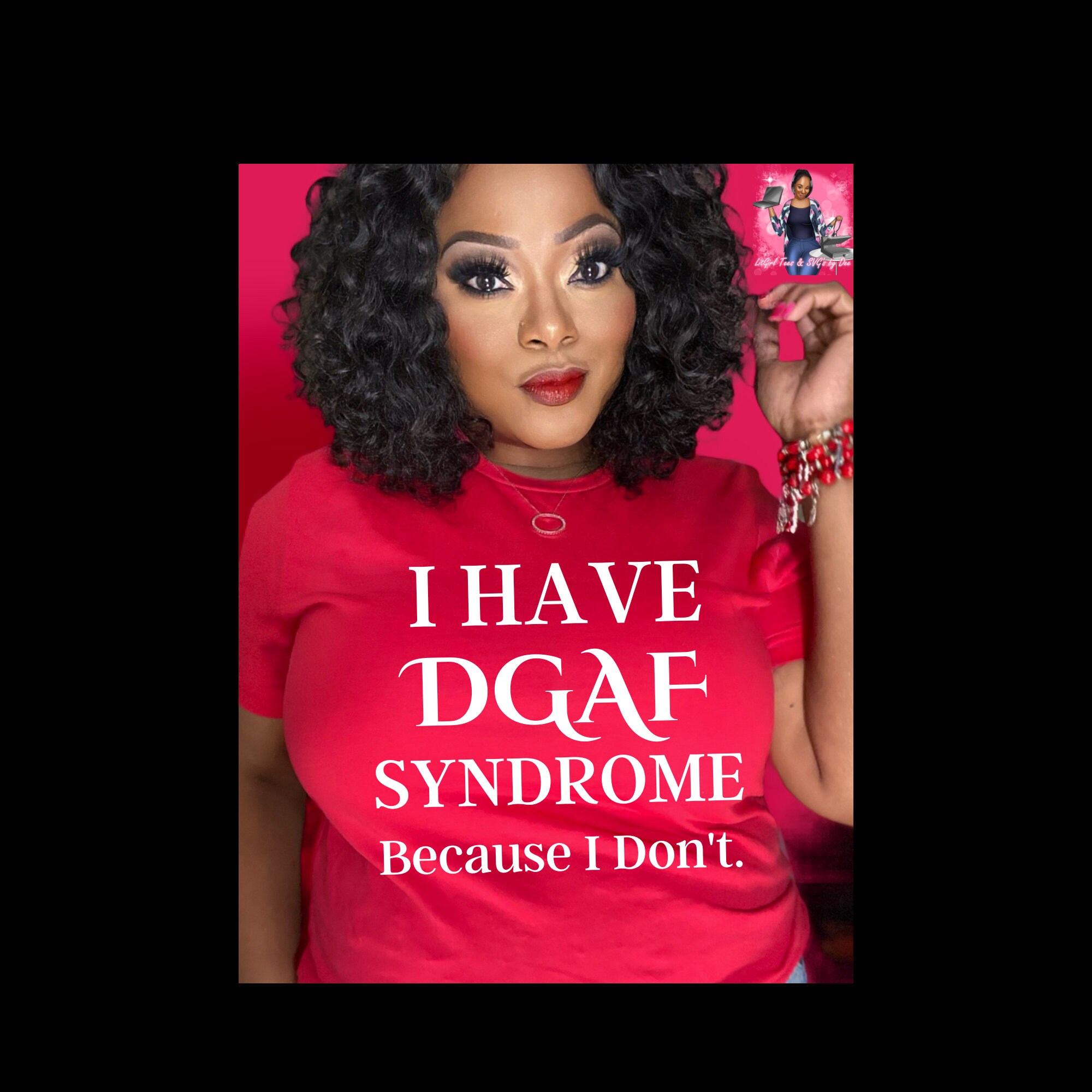 DGAF Syndrome Funny Sarcastic Quote SVG PNG Cricut Cutting Machine - Etsy