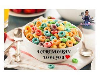 Cerealously Svg - Etsy