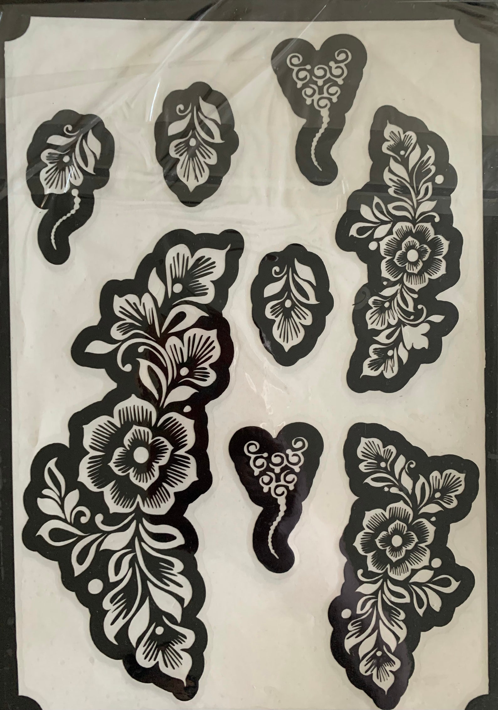 Henna Stencil Kit/ DIY Henna Kit - Etsy