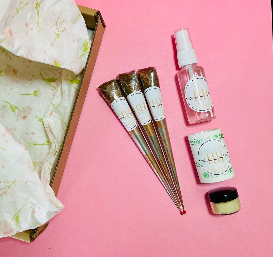 Classic Henna Bundle, Diy Henna Kit, Natural Henna,henna Cones, Henna ...
