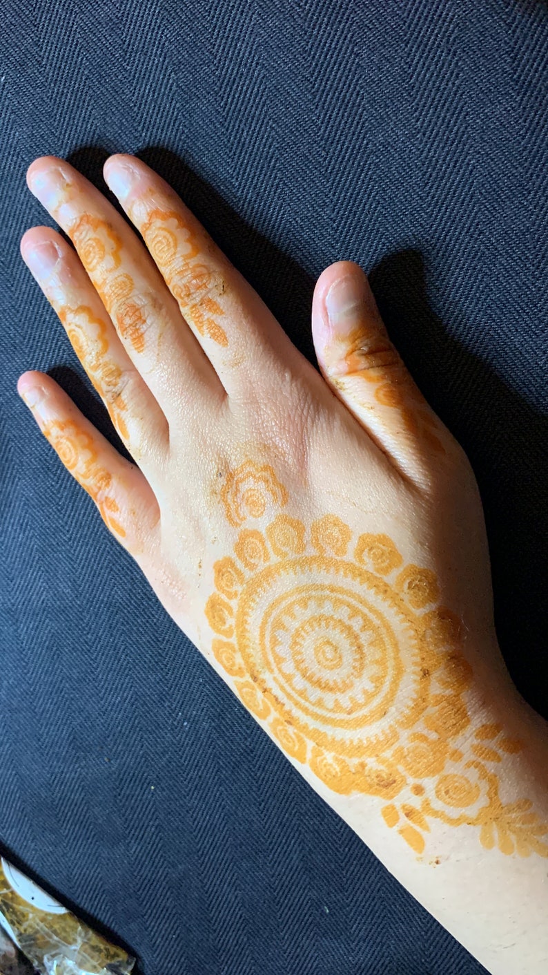 Henna Stencil Kit/ DIY Henna Kit - Etsy